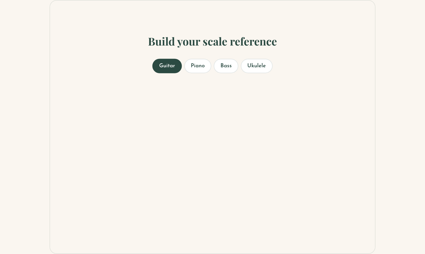 Scale Maker: Printable Scale Reference for Any Instrument (2026 ...